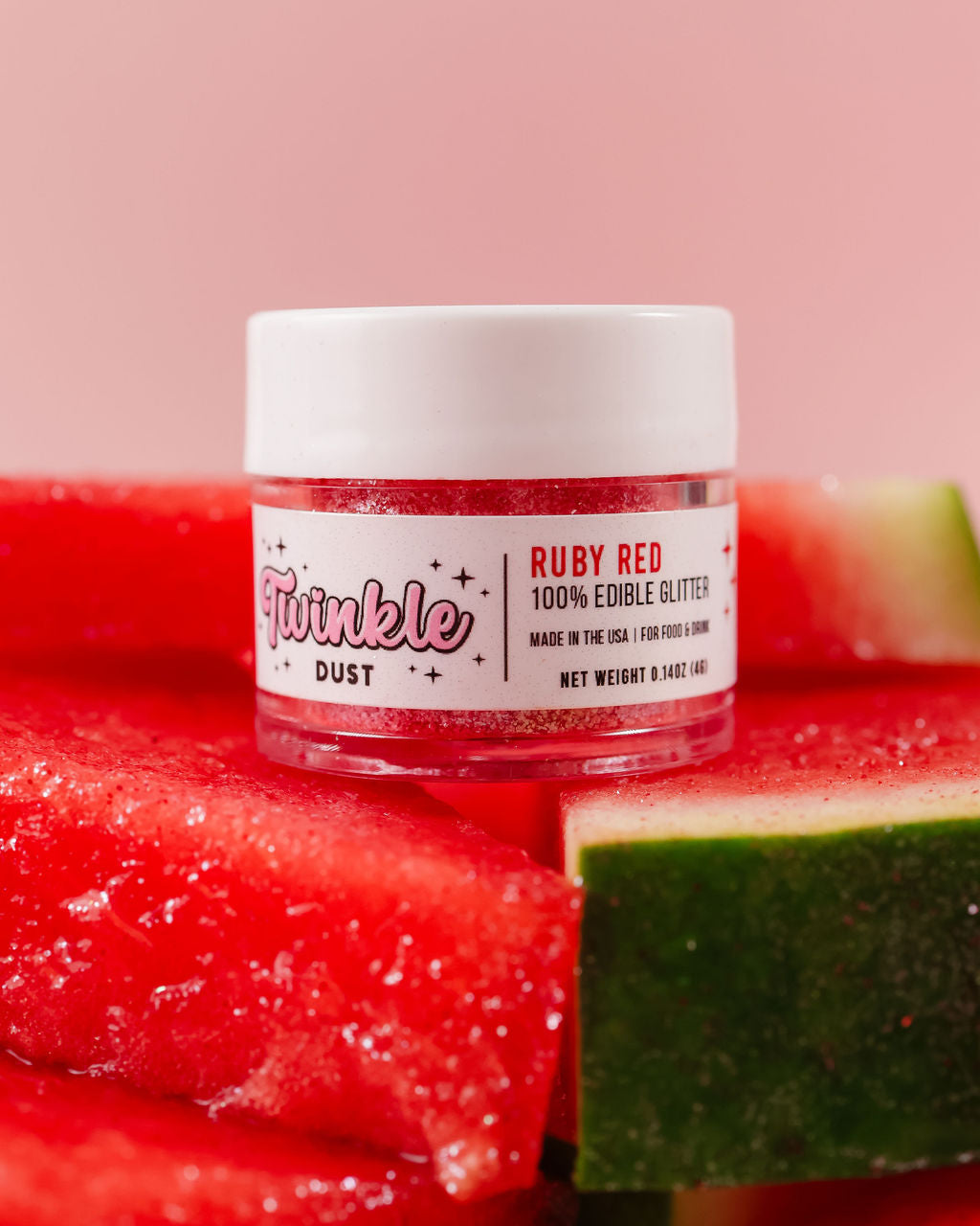Ruby Red Edible Glitter – Twinkle Dust